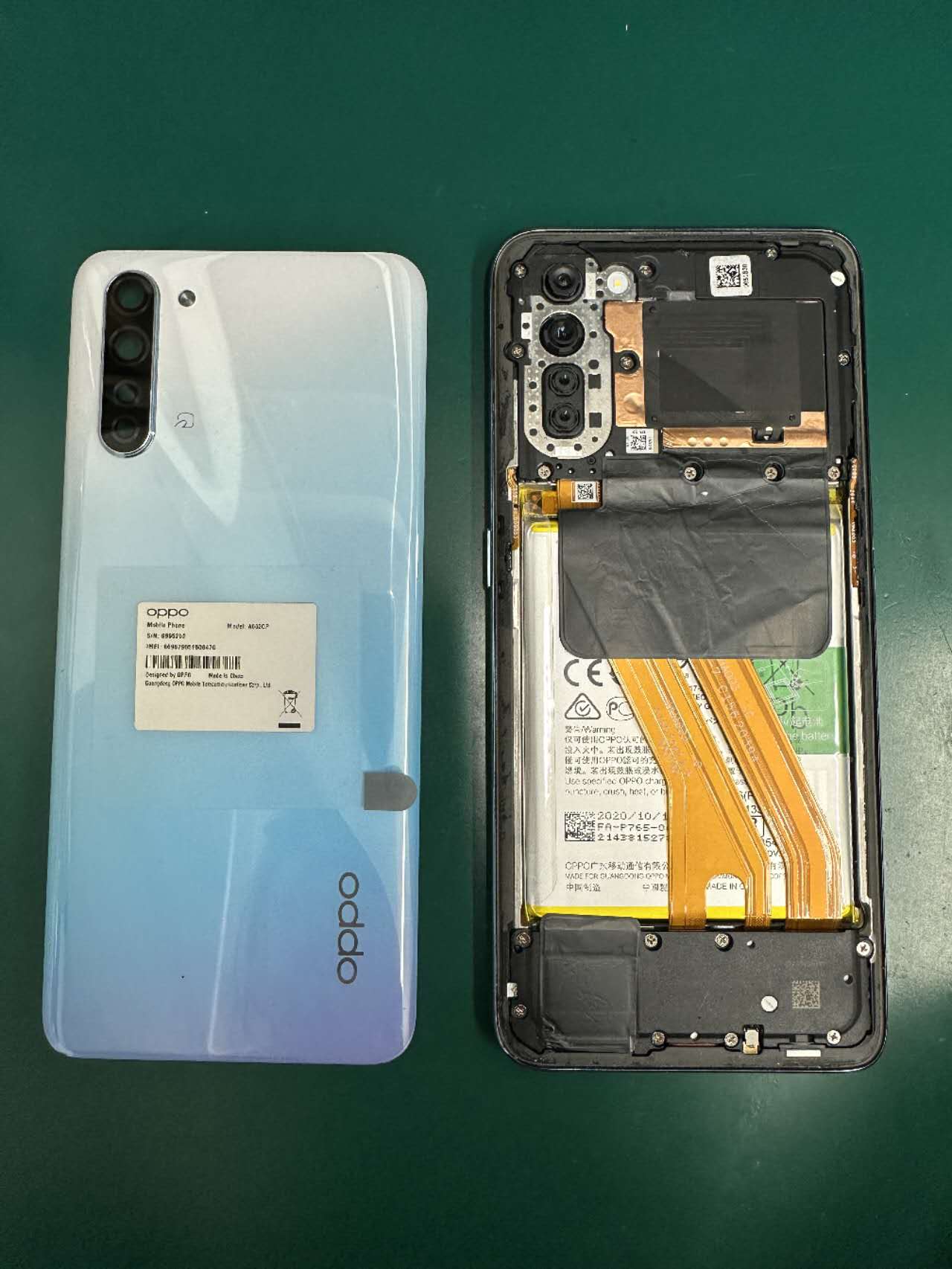 【OPPO Reno3 A】持ちが悪い、減りが早い、バッテリー劣化 バッテリー膨張・膨らみ・発熱 データそのまま即時修理 | OPPO即日修理センター